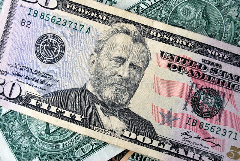 50 dólar americano foto de archivo. Imagen de fondos - 11095448