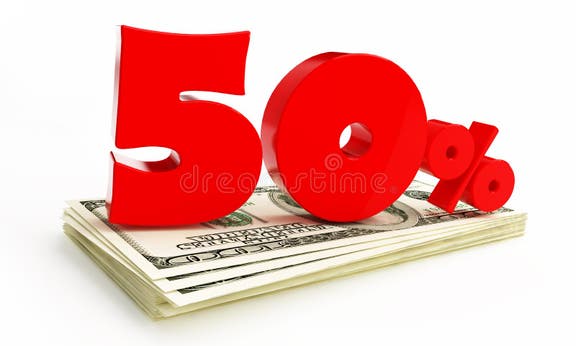 Money 50 Percent Stock Illustrations – 2,566 Money 50 Percent Stock ...