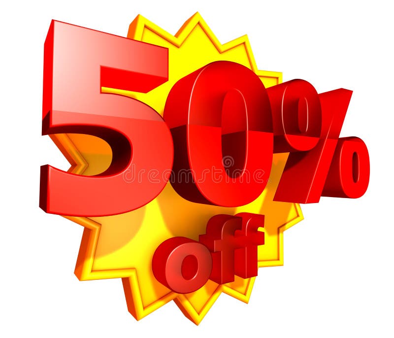 40 Percent Price Off Discount Stock Illustration - Illustration of ...
