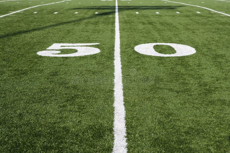 American Football Field 50 Yard Line Stock Photos - Free & Royalty-Free ...