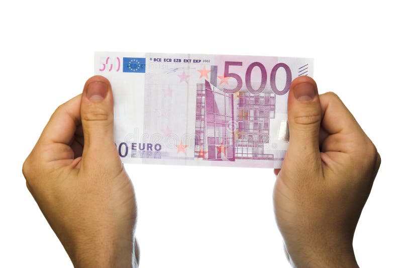 500 euro bank note stock photo. Image of hand, note, holding - 2518880