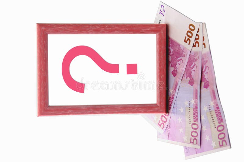 Euro Frame, Euro Banknotes with Copy Space Stock Image - Image of ...