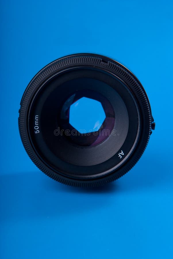 50mm Lens Back Thumb Drive in Focus Stock Image - Image of memory ...