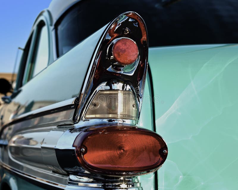 50s Car fin stock image. Image of days, close, automobile - 19975019