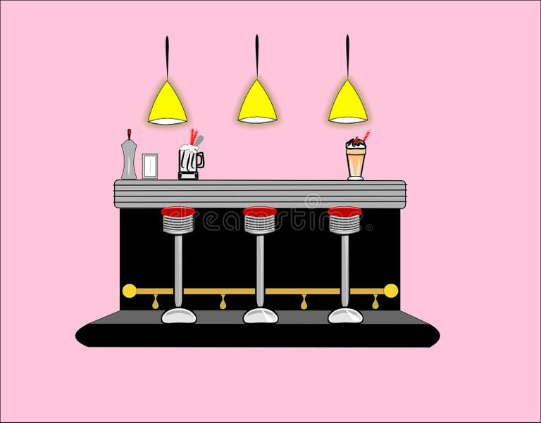 Diner Counter Stock Illustrations – 2,632 Diner Counter Stock ...