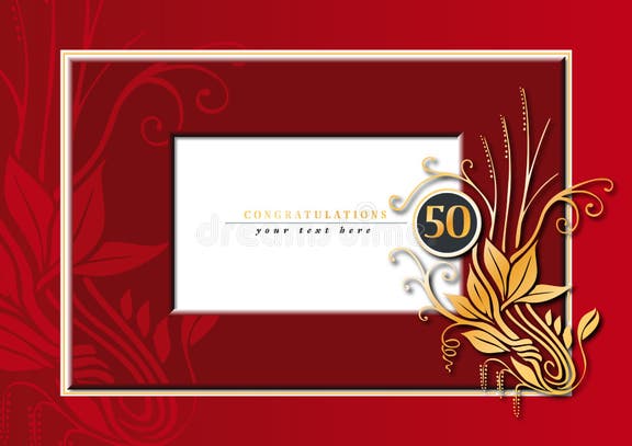 50th Golden Anniversary Stock Illustrations – 2,960 50th Golden ...