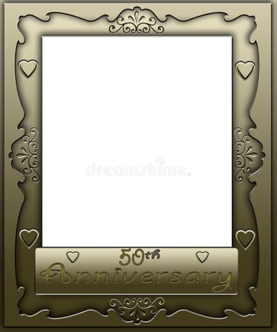 50th Wedding Anniversary Border Stock Illustrations – 135 50th Wedding ...
