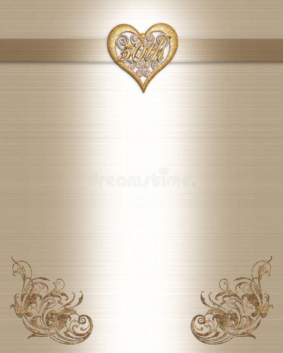 50th Wedding Anniversary Border Stock Illustrations – 139 50th Wedding ...