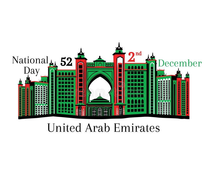 52 National Day of United Arab Emirates Stock Illustration ...