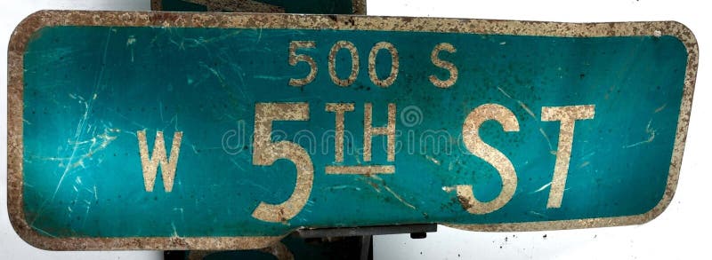 5th street signage stock image. Image of drive, direction - 13455567
