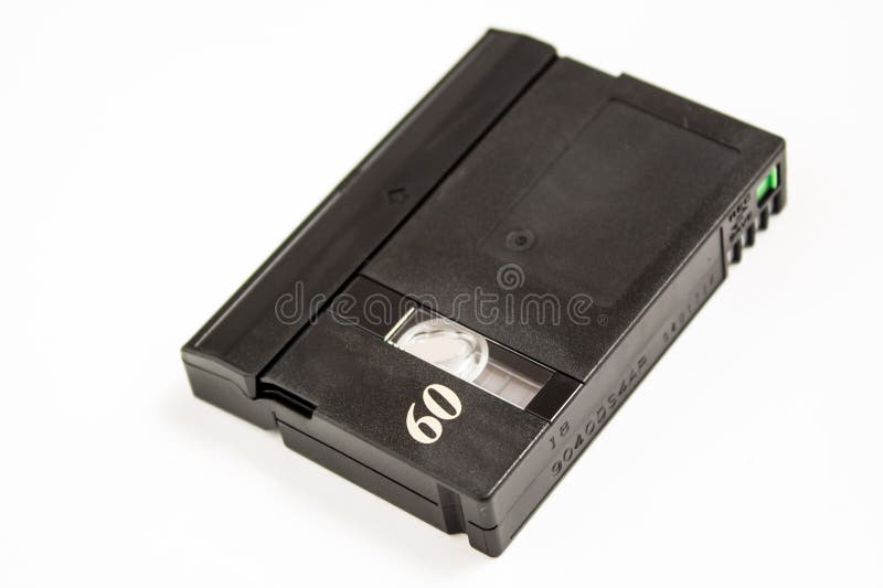 60 min mini DV stock photo. Image of isolated, play, small - 29092922