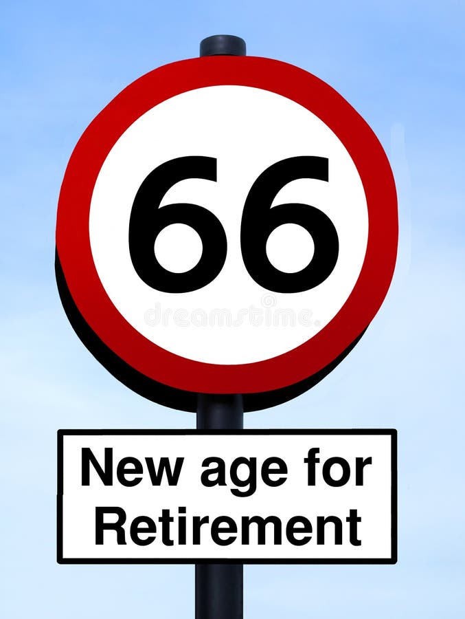 Retirement Highway Sign stock photo. Image of lane, aging - 16763978