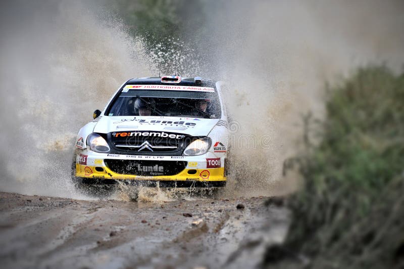 66th Rally Poland 2009 - Peter Solberg Editorial Image - Image of water ...