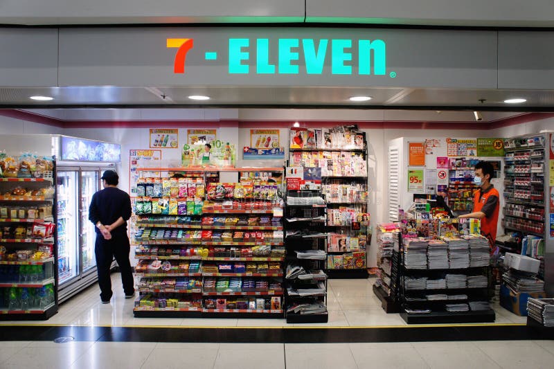 7-Eleven Kiosk in Rail Station Editorial Stock Image - Image of china ...