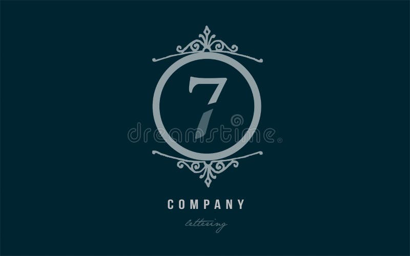 Seven Monogram Stock Illustrations – 339 Seven Monogram Stock ...