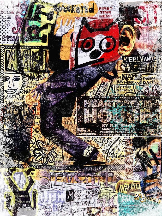 70s Poster stock illustration. Illustration of cuttings - 12408131