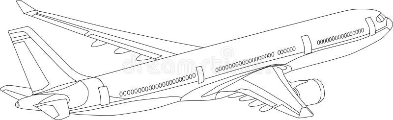 Airbus Coloring Pages