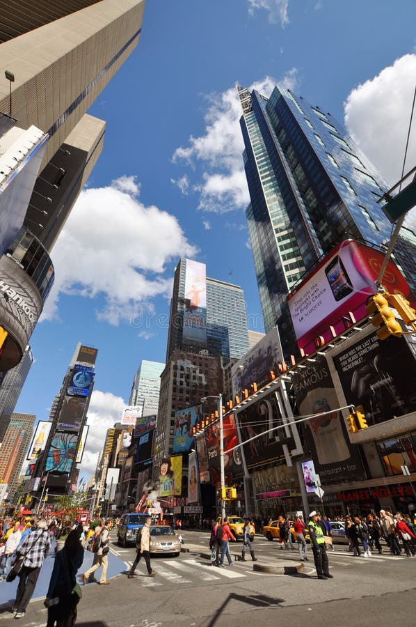 7th Ave and Times Square, New York City Editorial Stock Photo - Image ...