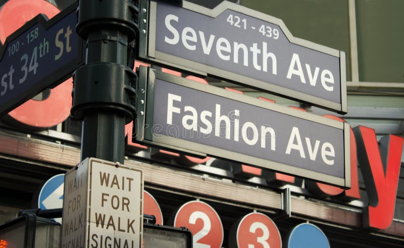 7th Avenue Sign, NY stock photo. Image of west, subway - 26601458