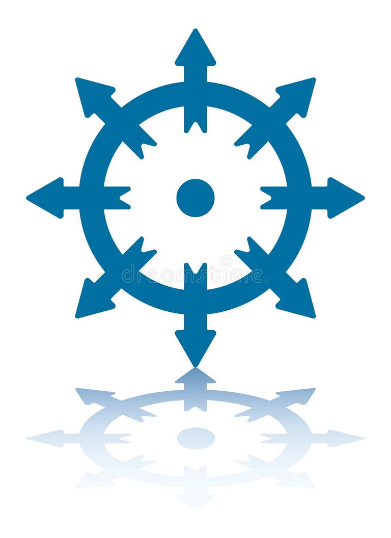 Circle Arrows Pointing Outwards Stock Illustrations – 174 Circle Arrows ...