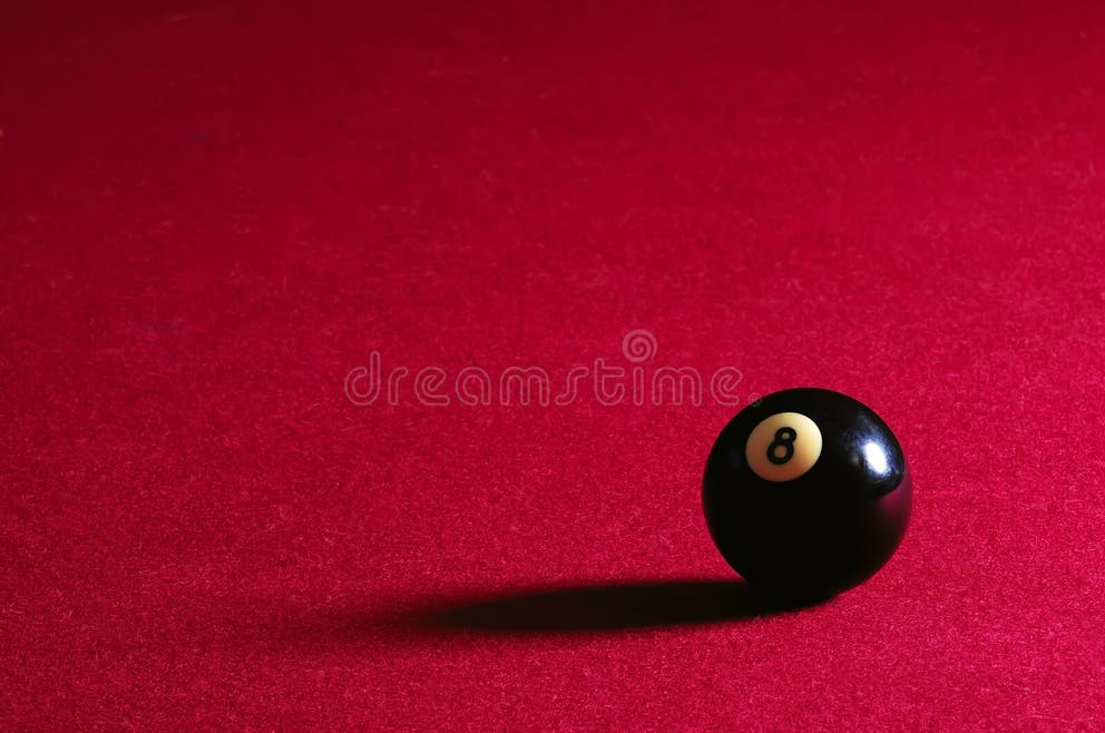 8 Ball on Pool Table stock photo. Image of solids, sport - 2670242