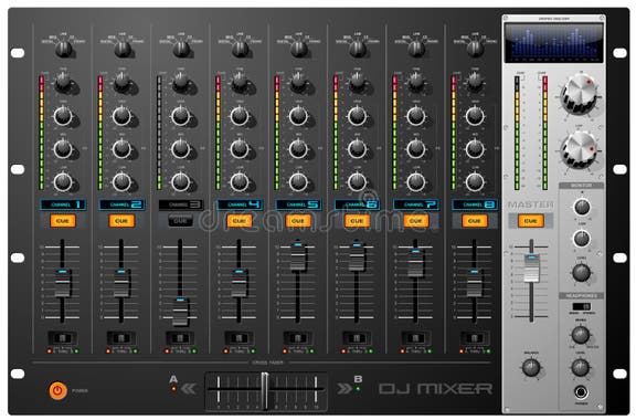 Channel Audio Mixer Stock Illustrations – 3,549 Channel Audio Mixer ...