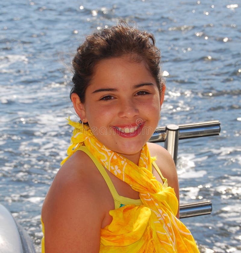 8 Year Old Model on the Water Stock Image - Image of waterway, ocean ...