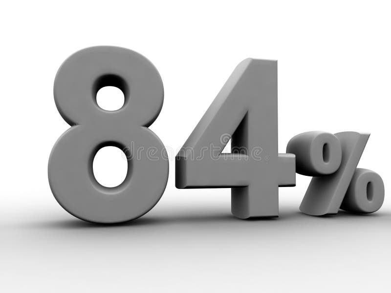 87 Pour cent illustration stock. Illustration du intérêt - 2466110