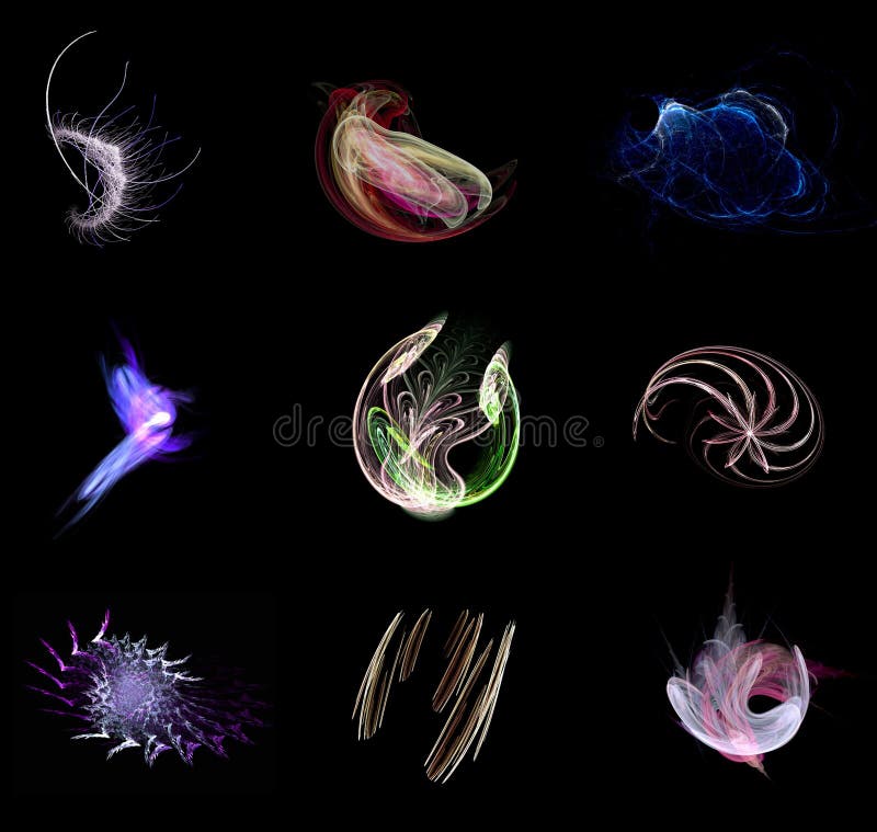 9 Dimensiones De Una Variable Abstractas Stock de ilustración ...