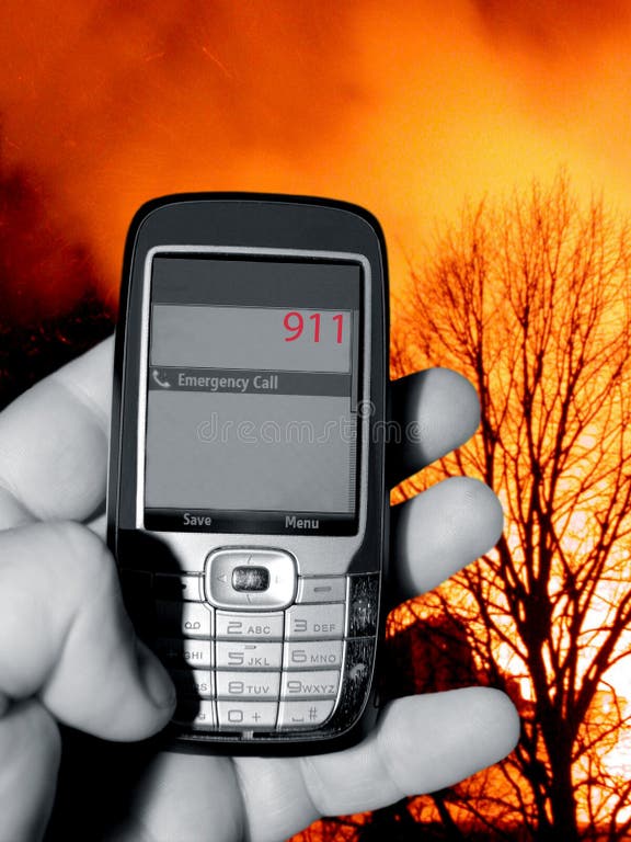911 Emergency Telephone Call Stock Photo - Image of cellular, distress ...
