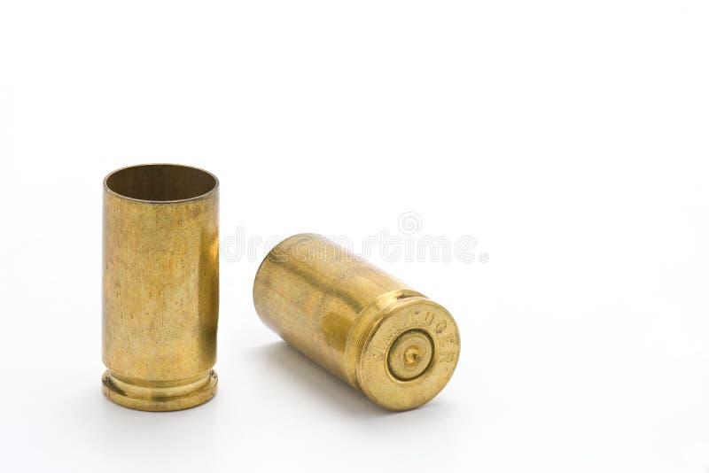9mm shell casings stock image. Image of revolver, spent - 19446457