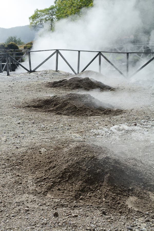 Fumarole Utilizada Para Cozinhar No Centro De Puia Para a Cultura Maori ...