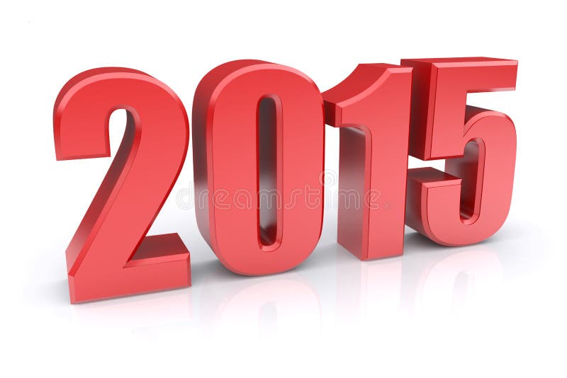 Año Nuevo 2015 stock de ilustración. Ilustración de cresta - 27270174
