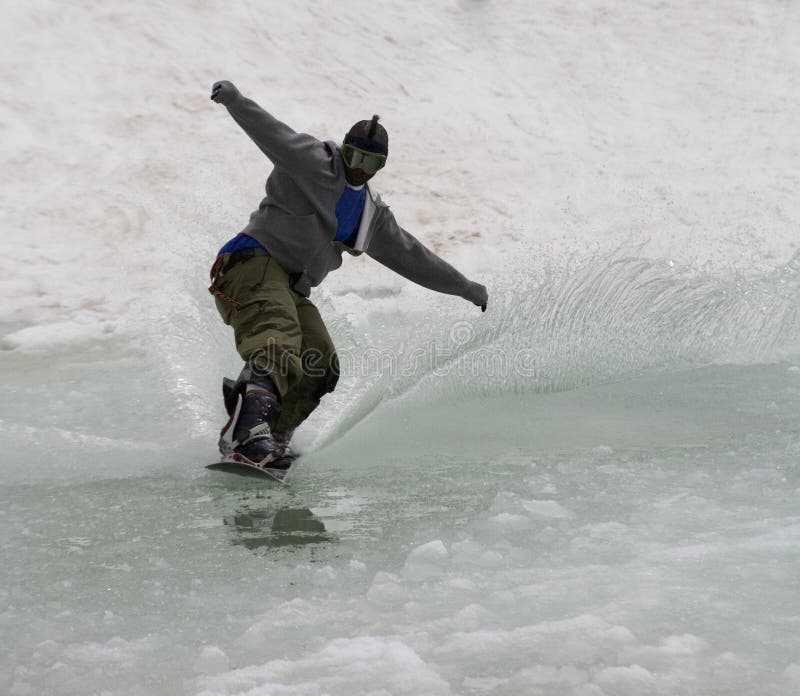 A043 Het Afromen Van De Vijver Stock Foto - Image of colorado, actief ...