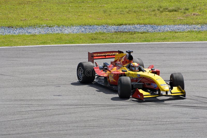 A1GP - Team China Car Spin editorial stock photo. Image of malaysia ...