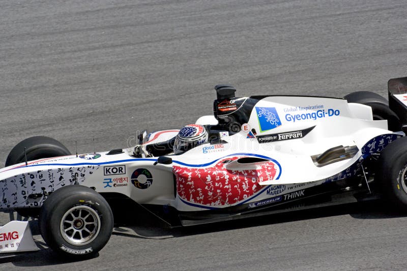 A1GP - Team Korea editorial stock image. Image of motorcars - 7183814