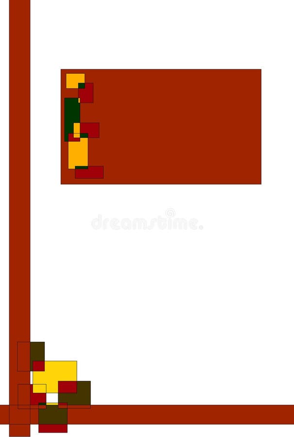 A4 layout - squares stock illustration. Illustration of business - 13431876