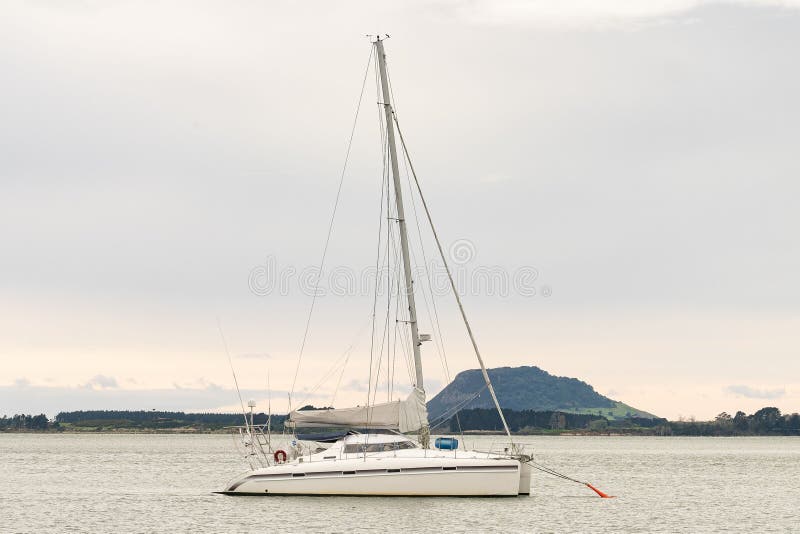 Aerial View of Boat Floating in Sea Stock Image - Image of clear, drone ...