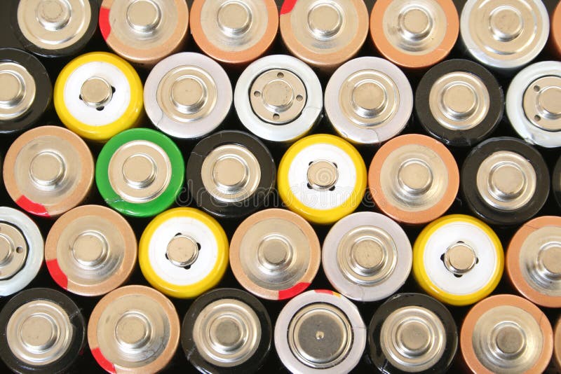 AA batteries stock image. Image of polarity, electricity - 1965093