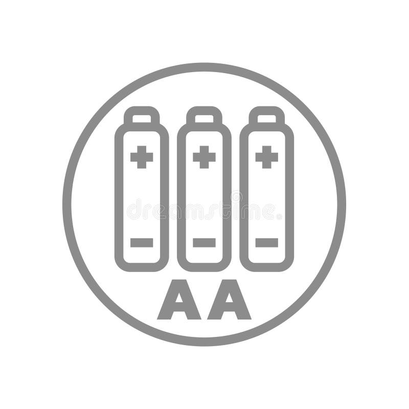 Aa Battery Icon Stock Illustrations – 707 Aa Battery Icon Stock ...