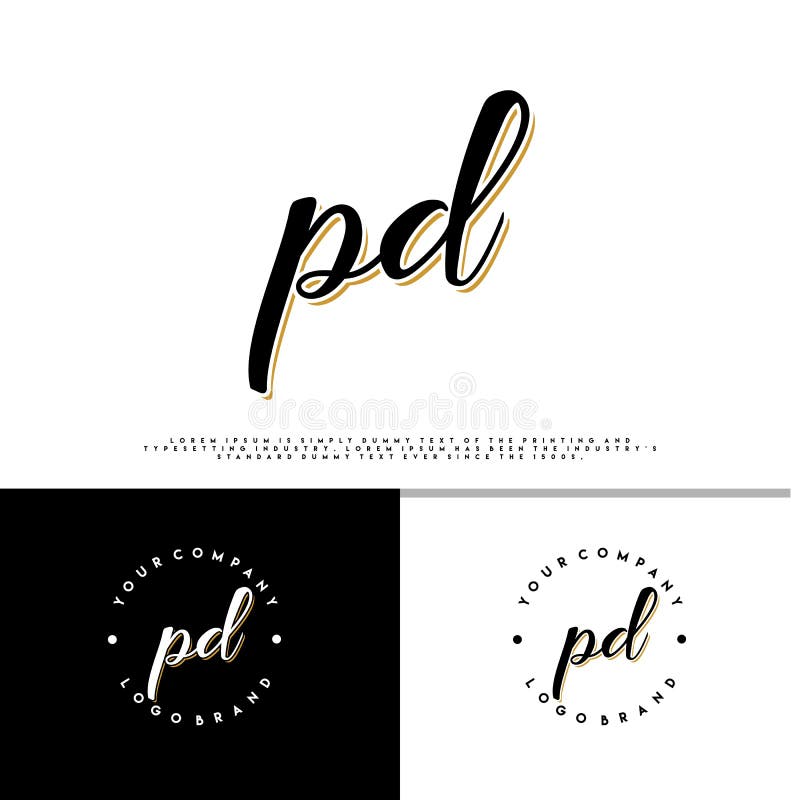 PD Initial Signature Handwriting Template. Initial Letter Signature ...