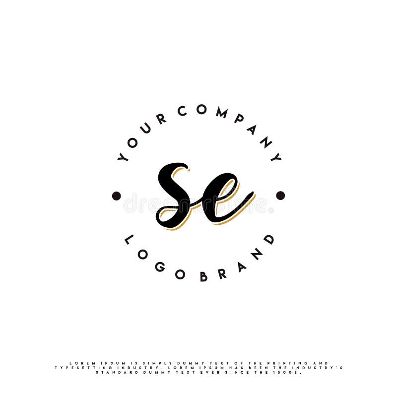 SE Initial Signature Handwriting Template. Initial Letter Signature ...