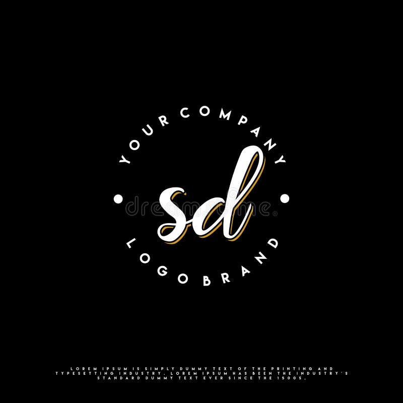 SD Initial Signature Handwriting Template. Initial Letter Signature ...