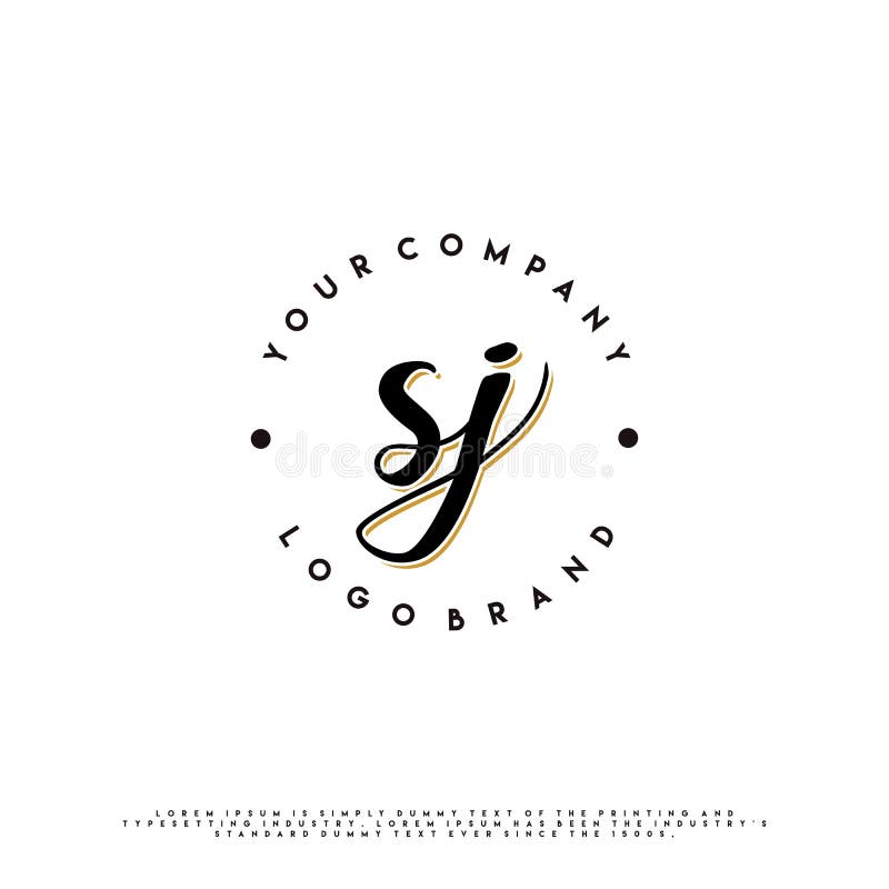 SJ Initial Signature Handwriting Template. Initial Letter Signature ...