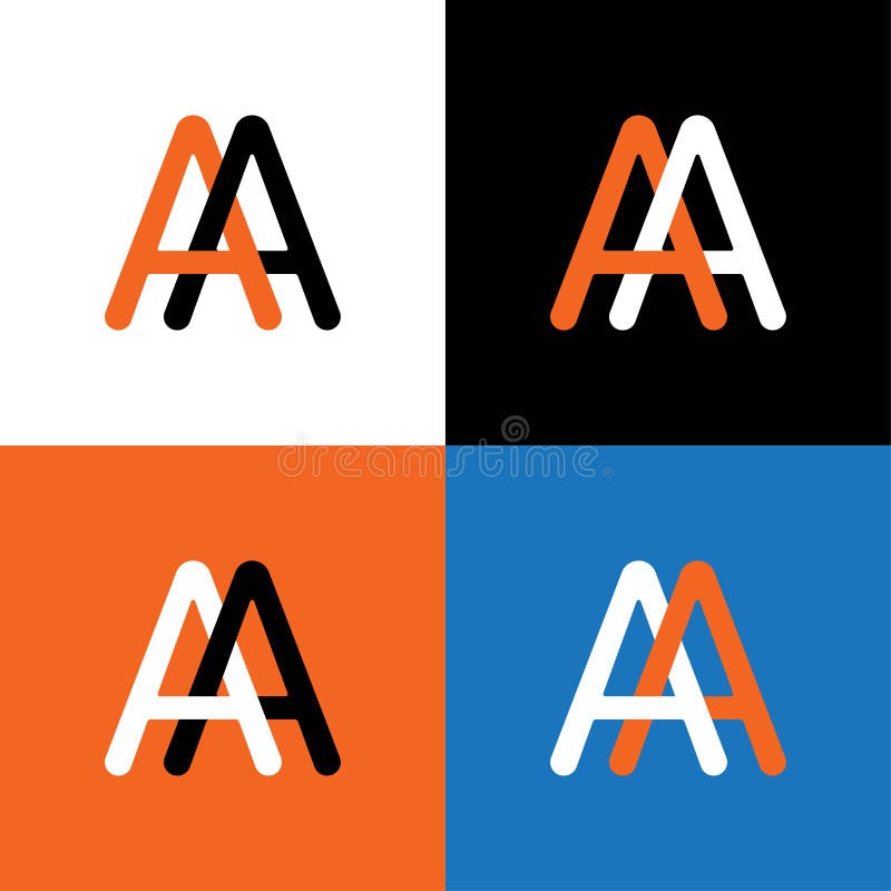 Letter Aa Logo Colorful Stock Illustrations – 148 Letter Aa Logo ...
