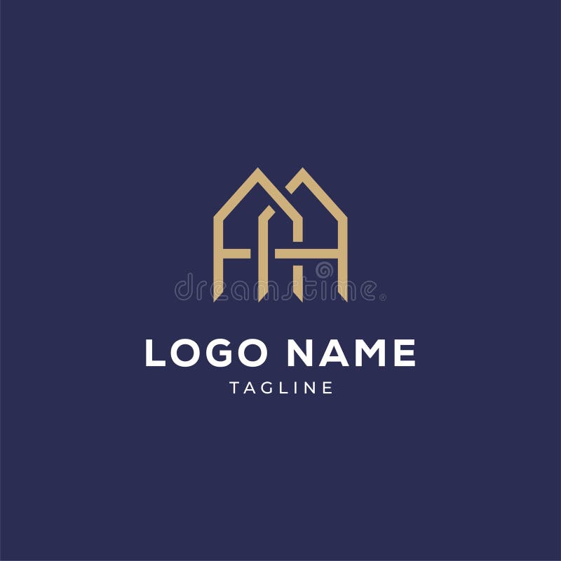 Letter AA Line Logo Design. Linear Creative Minimal Monogram Symbol ...