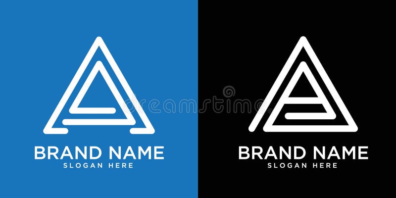 AA Logo Vector Set Collection for Web Stock Vector - Illustration of ...
