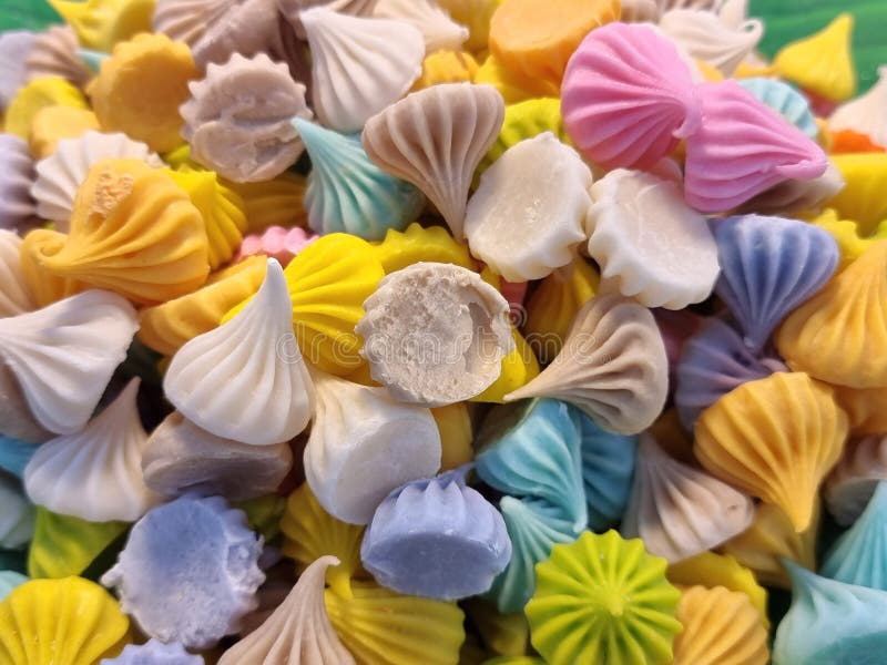 Aa-Lua Thai Style Sweet Dessert on Banana Leaf Stock Photo - Image of ...