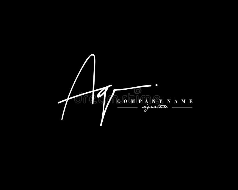 Aq Signature Stock Illustrations – 272 Aq Signature Stock Illustrations ...