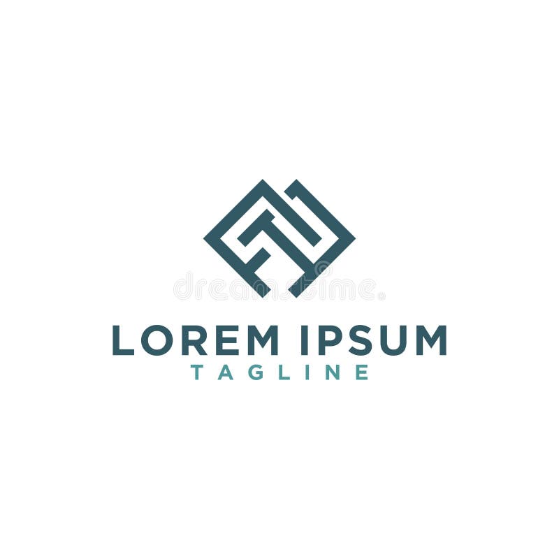 Gt or Tg Square Logo Design Stock Vector - Illustration of negative ...